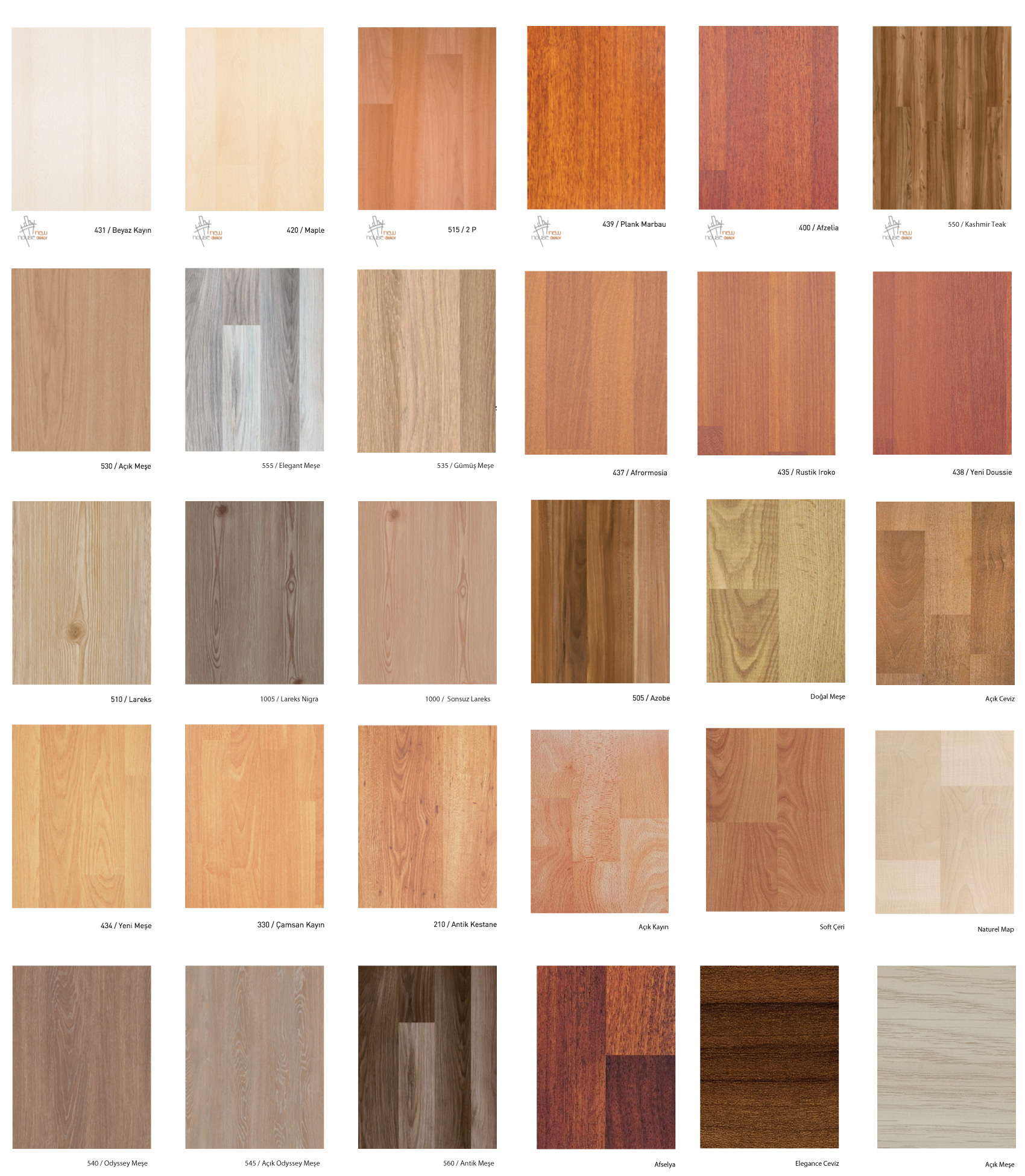 En Çok Tercih Edilen Laminant Parke Renkleri - 2025