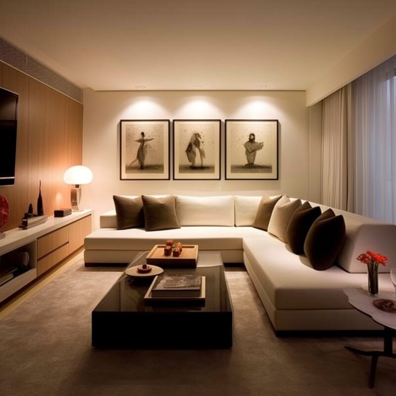 Sade Salon Dekorasyon Örnekleri - Güzel Oldu